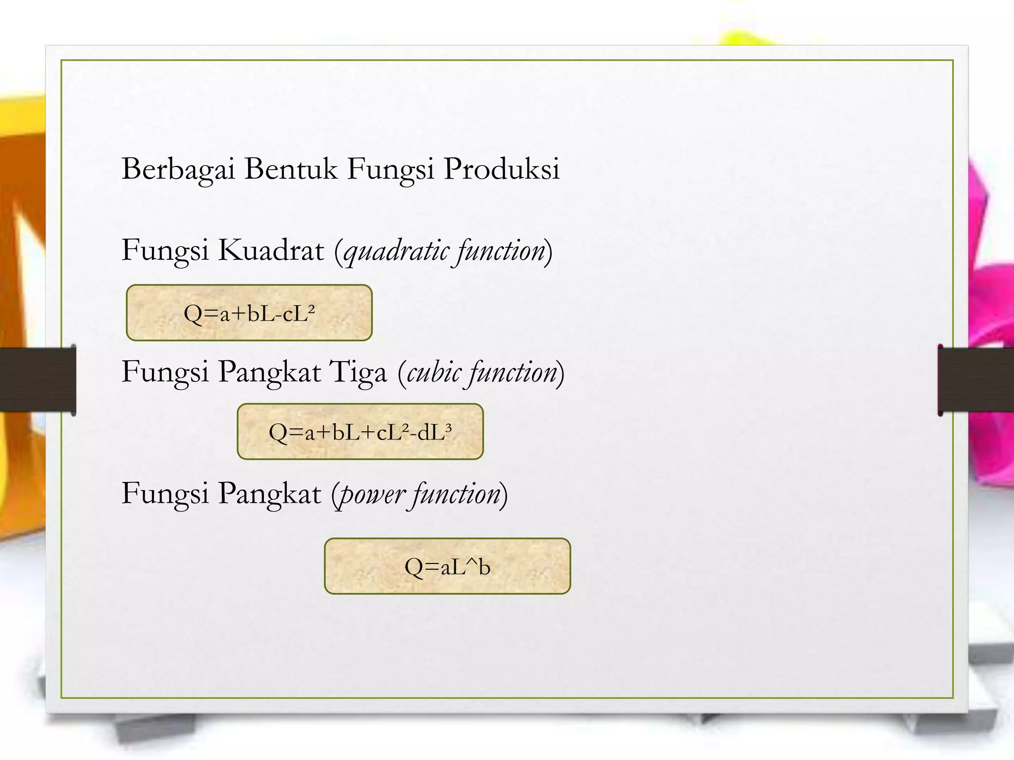 4 penerimaan total dan fungsi produksi | PPTX