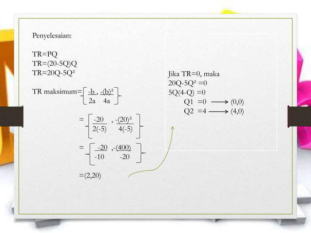 4 penerimaan total dan fungsi produksi | PPTX