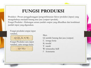 4 penerimaan total dan fungsi produksi | PPTX