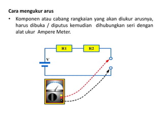 4 pengukuran arus dan tegangan | PPTX