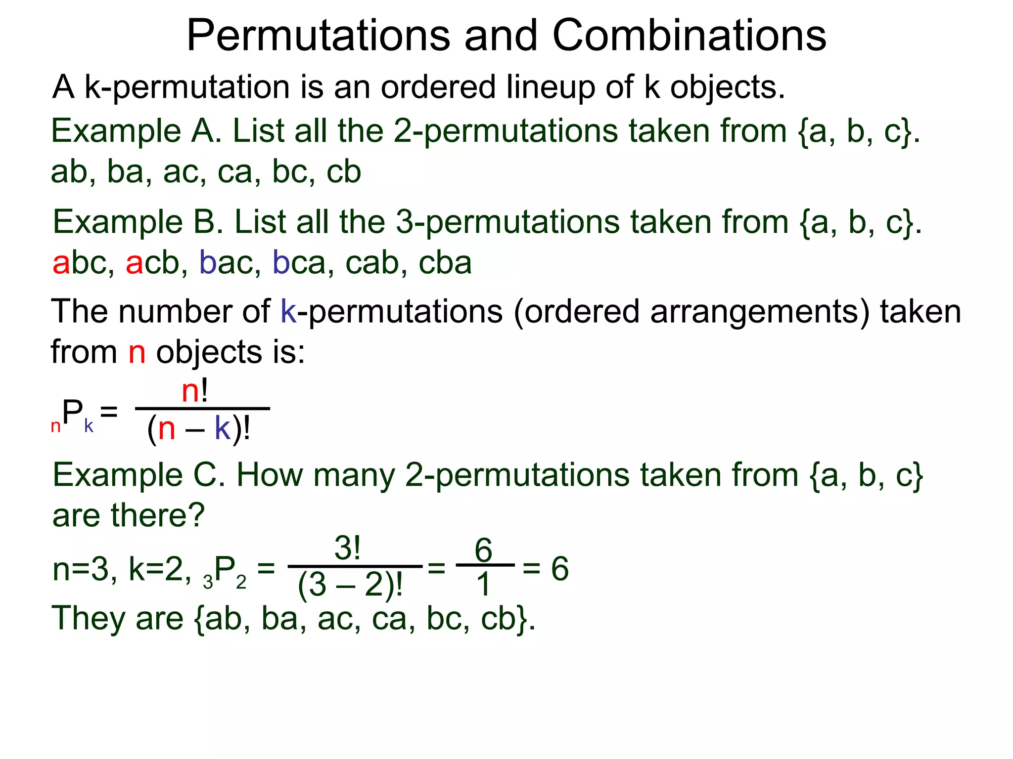 74 permutations and combinations | PPT