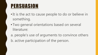 4 Persuasion and Attitude Change | PPTX