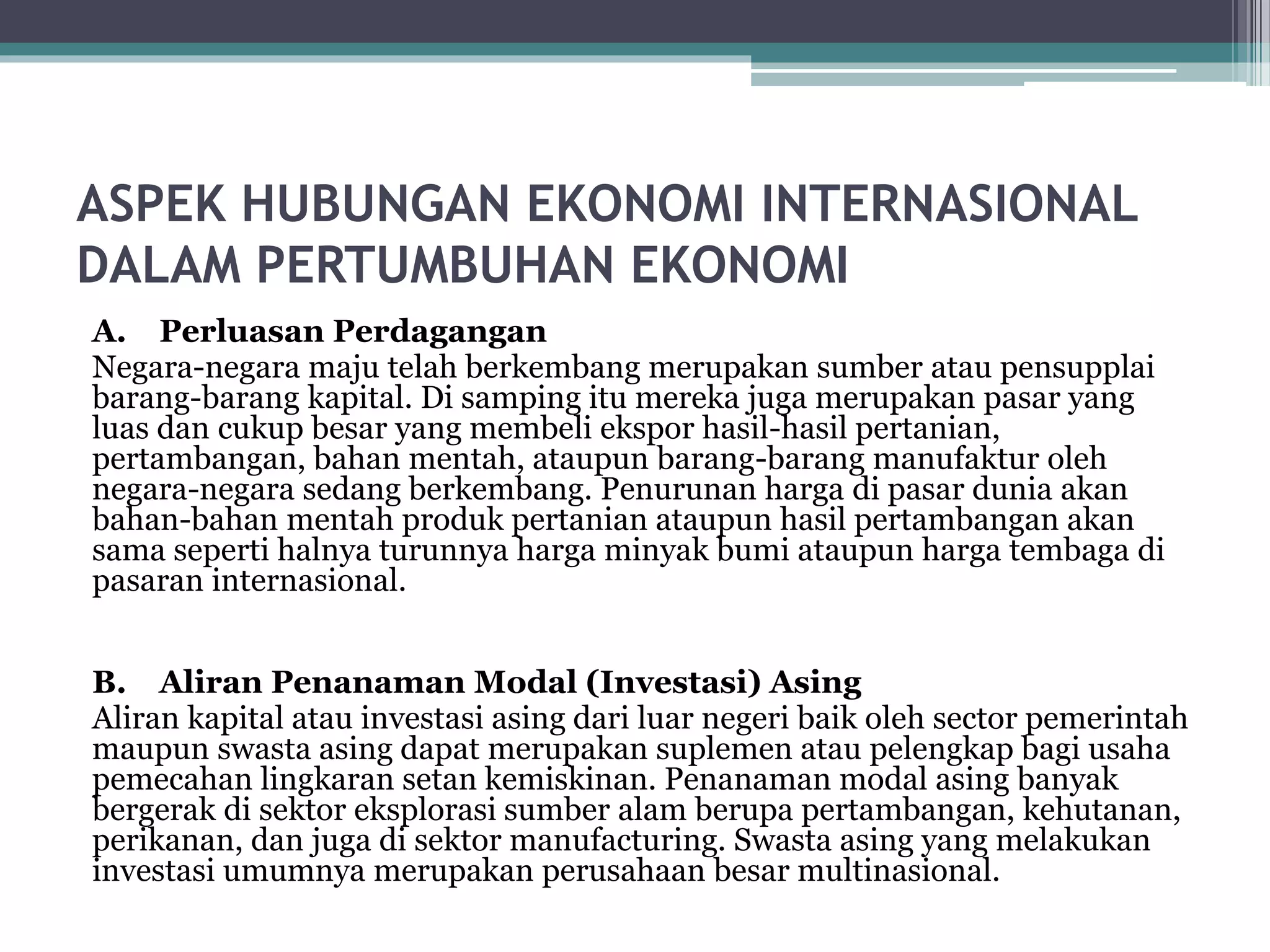 4 pertumbuhan ekonomi | PPTX