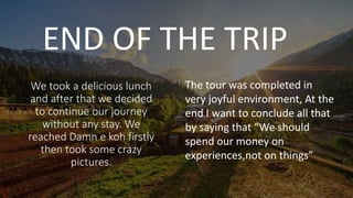 A memorable trip | PPTX