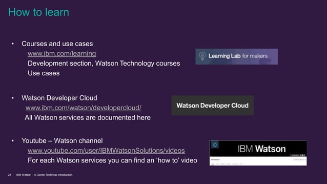 IBM Watson Conversation: machine learning tools, artificial intelligence capabilities and ...