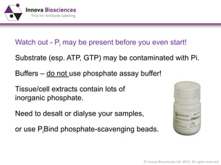 Drug screening assays for phosphate-generating enzymes | PPT