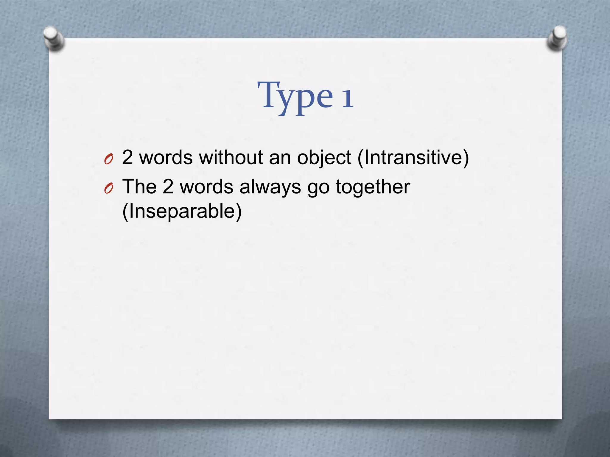 4 phrasal verb types | PPTX
