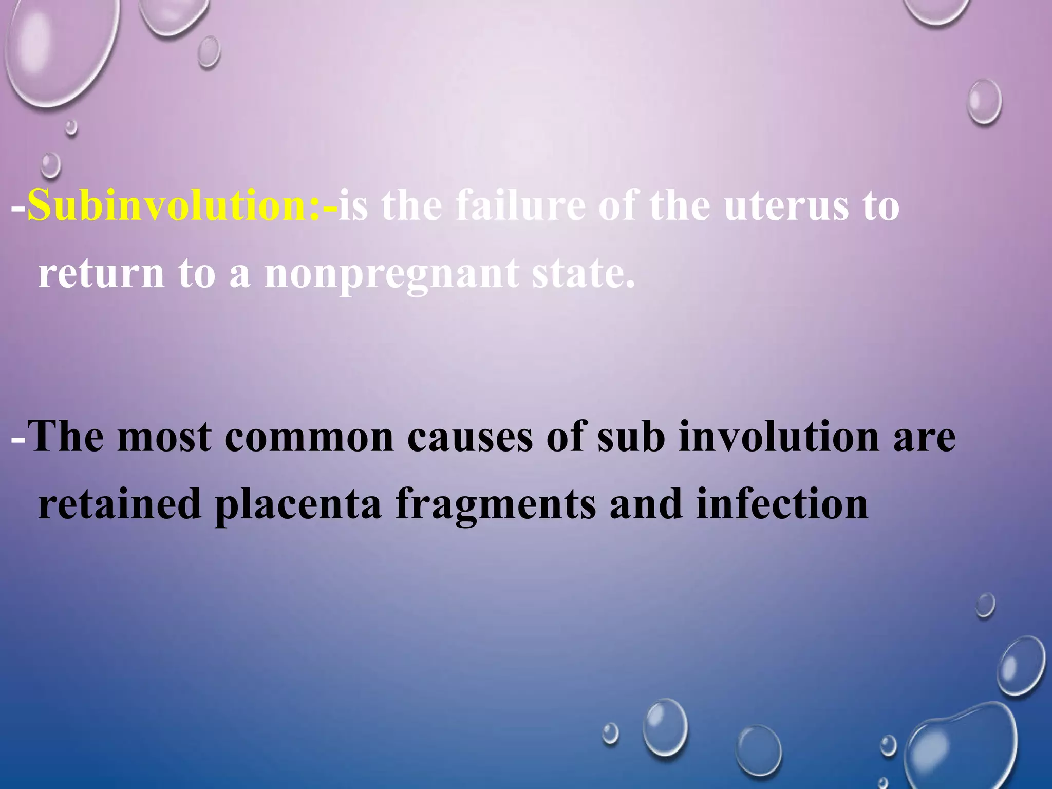 Physiology of puerperium | PPTX | Pregnancy | Reproductive Health