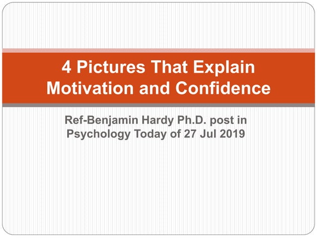 4 pictures that explain motivation and confidence | PPT