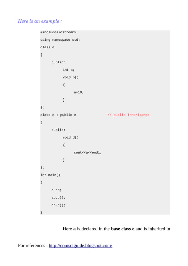 4 pillars of OOPS CONCEPT | PDF