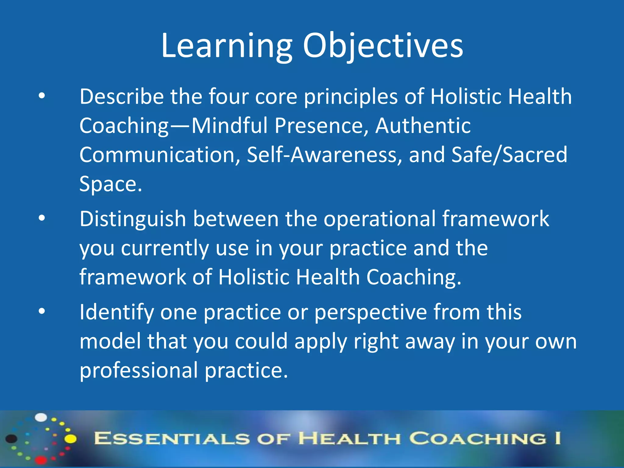 4 pillars of health coaching | PDF