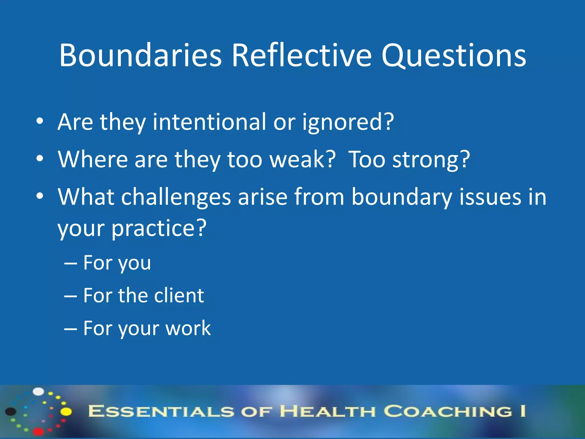 4 pillars of health coaching | PDF