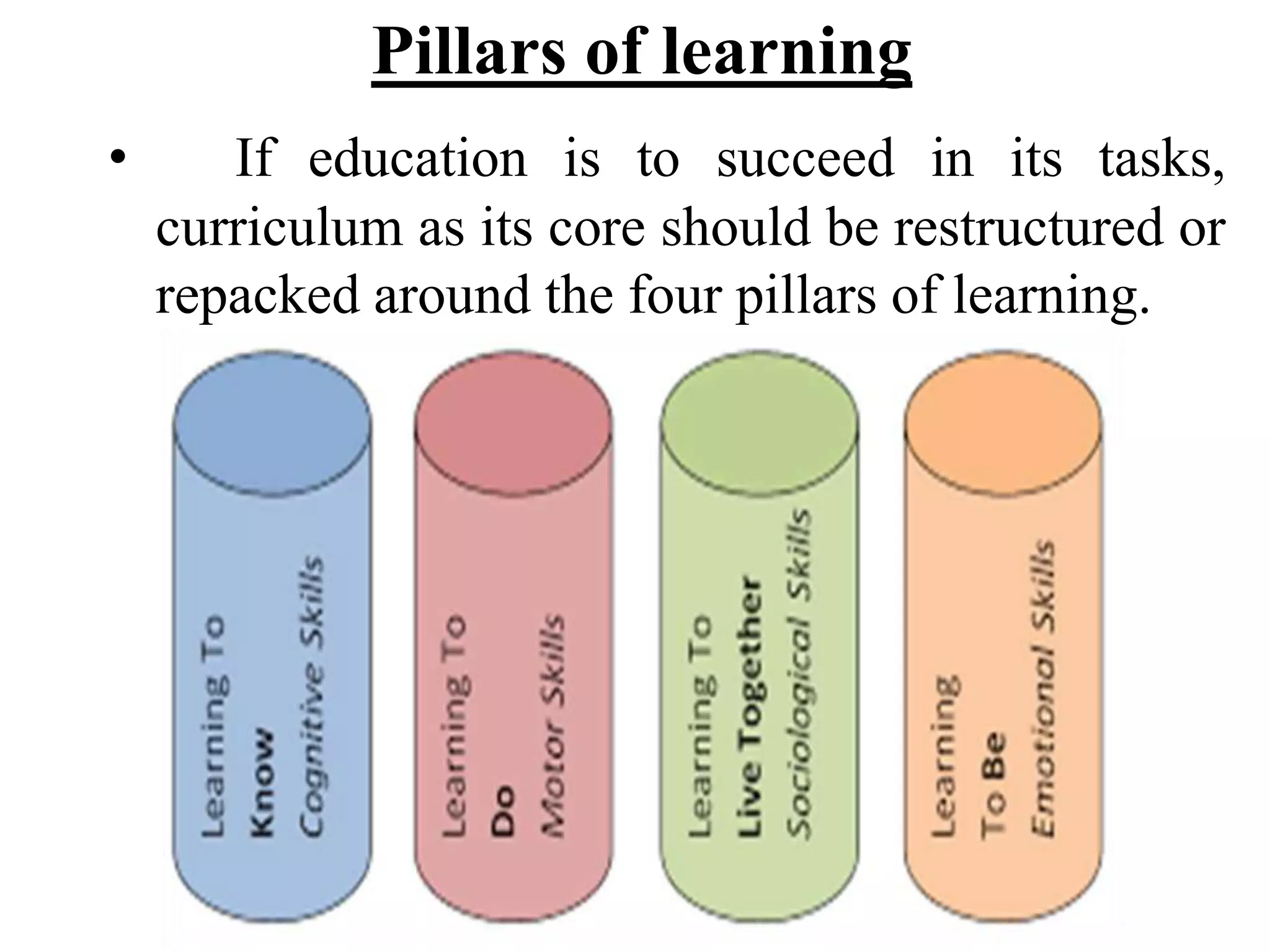 4 pillars of learning | PPTX