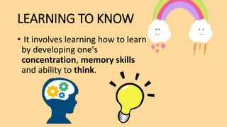 4 Pillars of Learning | PPT
