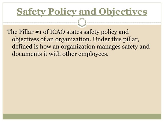4 Pillars of Safety Management System | PPT