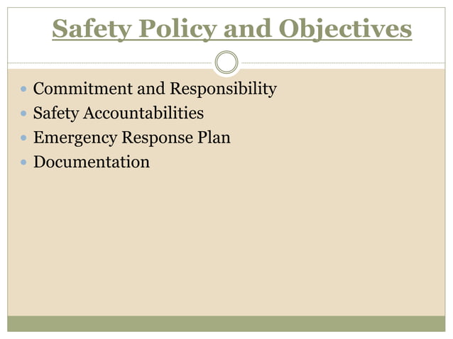 4 Pillars of Safety Management System | PPT