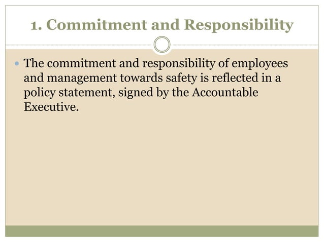 4 Pillars of Safety Management System | PPT