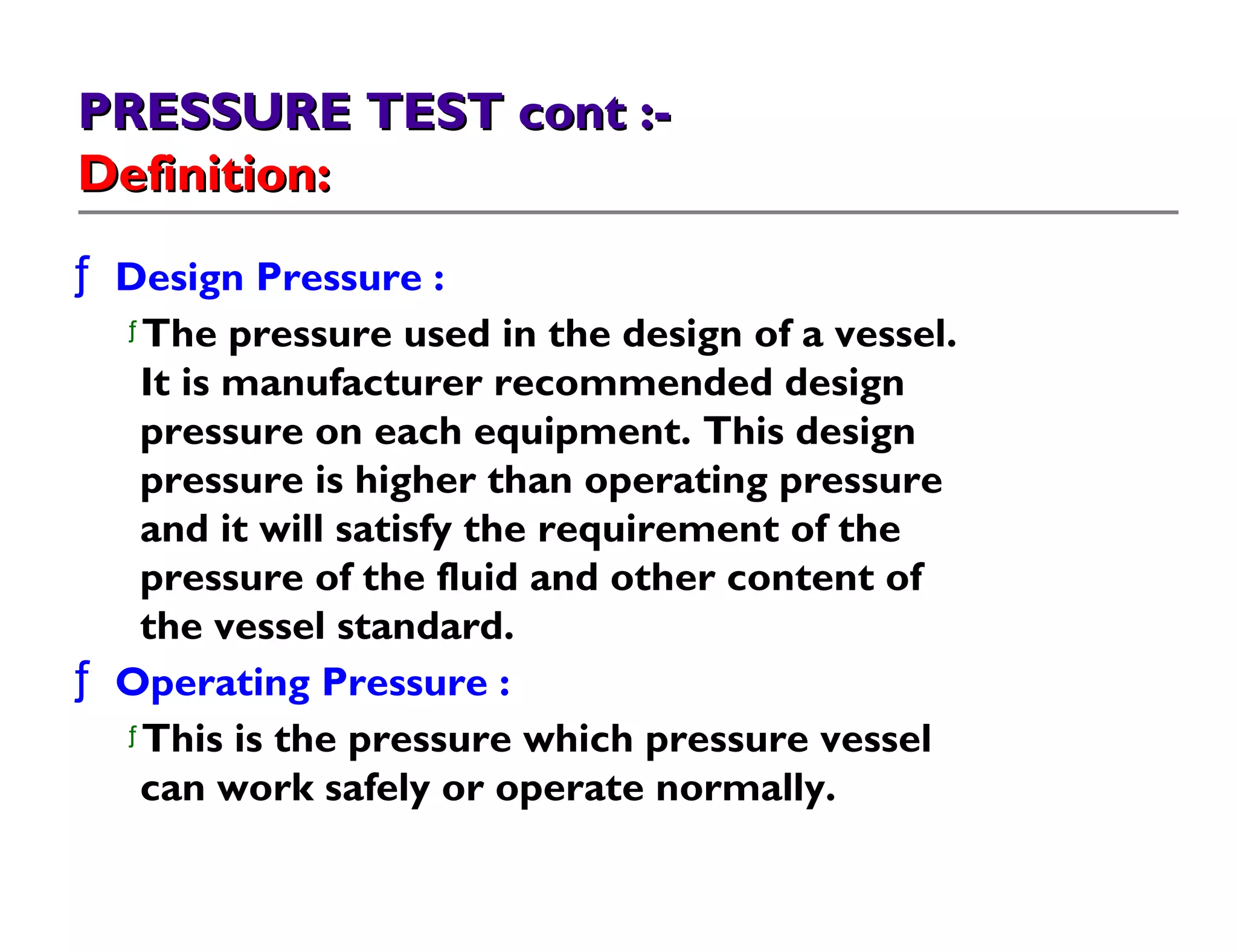 pipefitting pressure-test | PPT