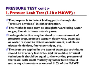 pipefitting pressure-test | PPT