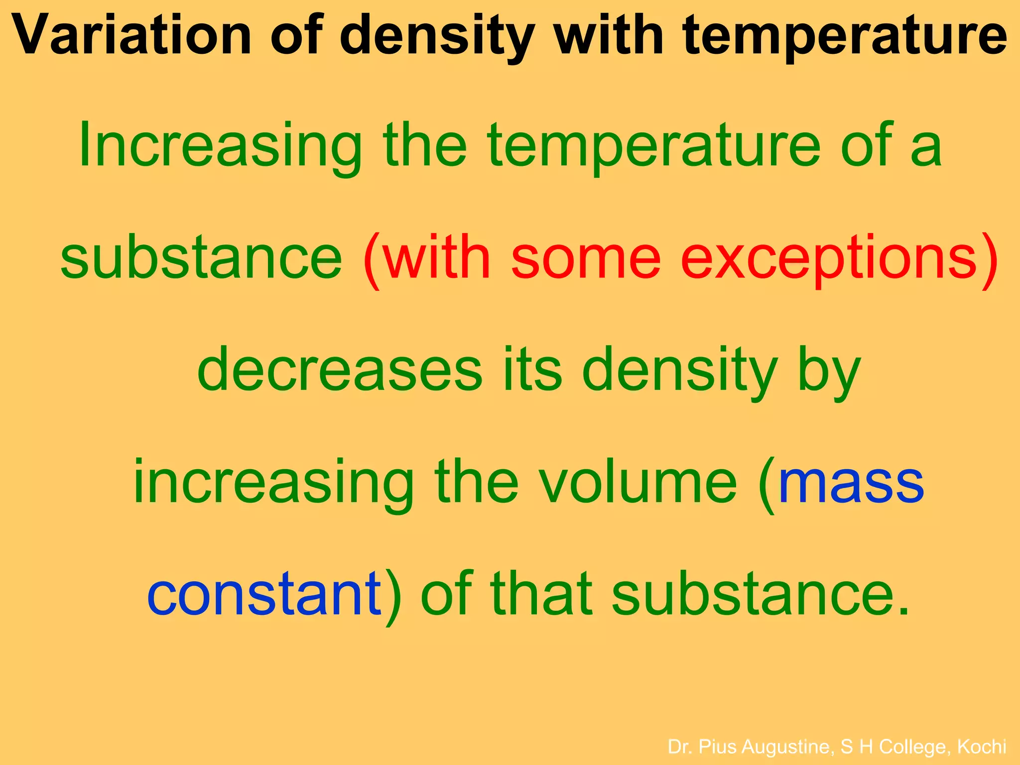 4 Pius Augustine Density and Relative Density | PPT