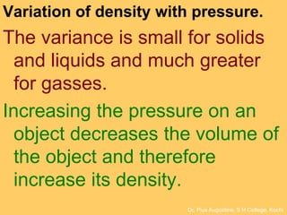 4 Pius Augustine Density and Relative Density | PPT