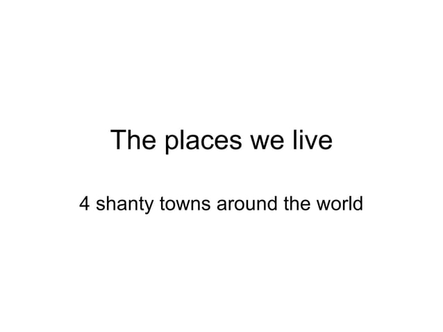 4 Places, 4 Families | PPT