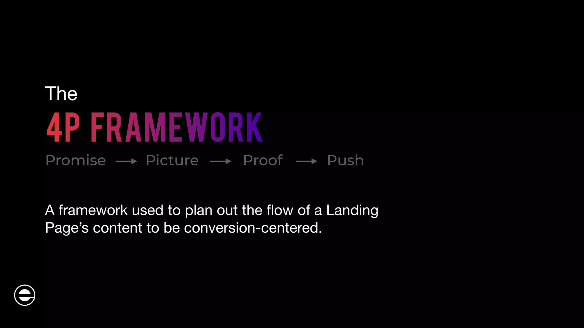 4 p landing page design framework | PDF