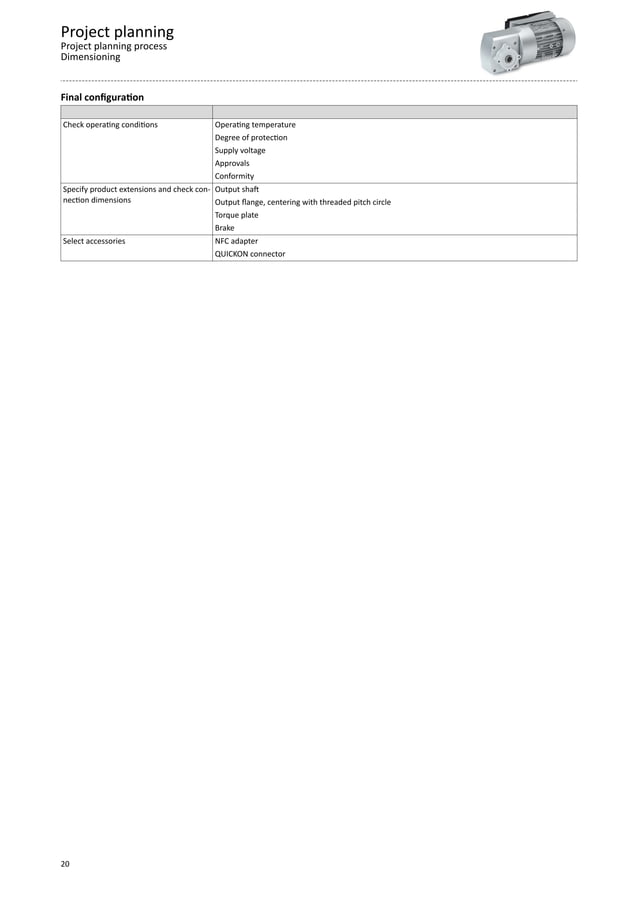 Planning guide - Lenze Smart Geared Motors 25-75Nm | PDF