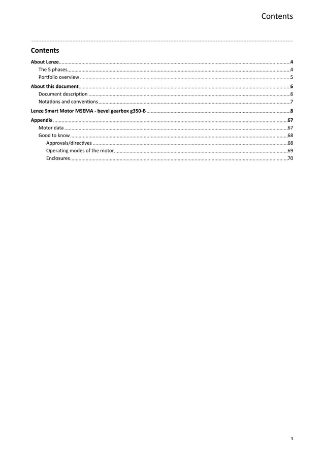 Planning guide - Lenze Smart Geared Motors 25-75Nm | PDF
