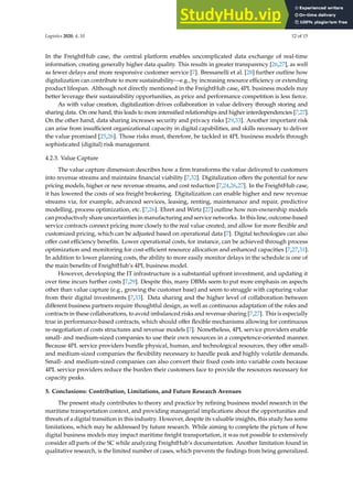 4PL Digital Business Models In Sea Freight Logistics The Case Of ...