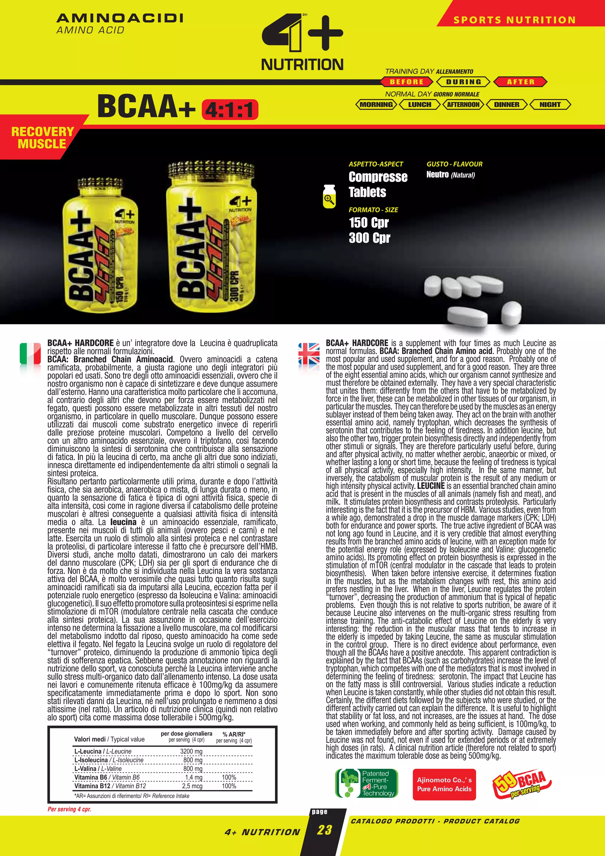 4 Plus Nutrition - Catalogo 2016 | PDF