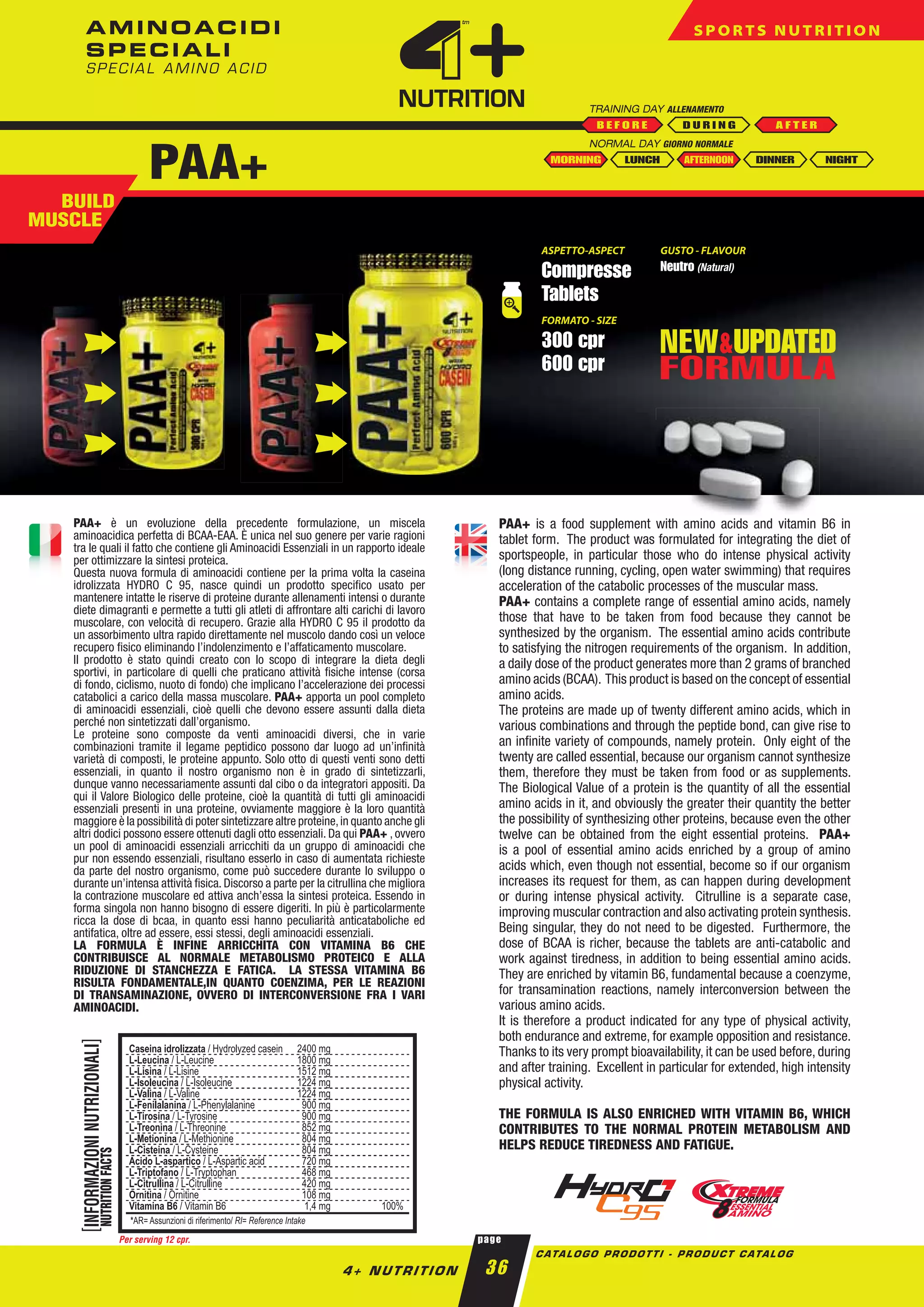 4 Plus Nutrition - Catalogo 2016 | PDF