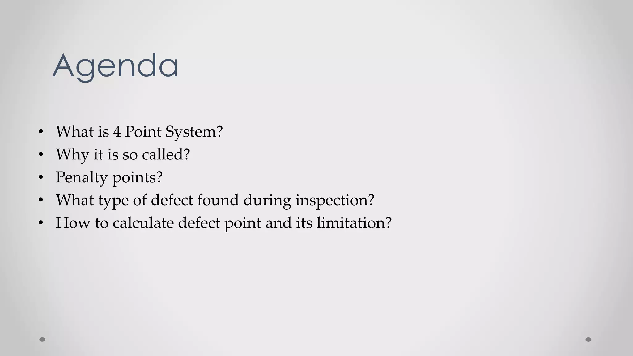 4 Point Fabric Inspection System in Textile Industry | PDF