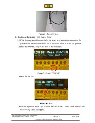 4 pointprobe manual | PDF