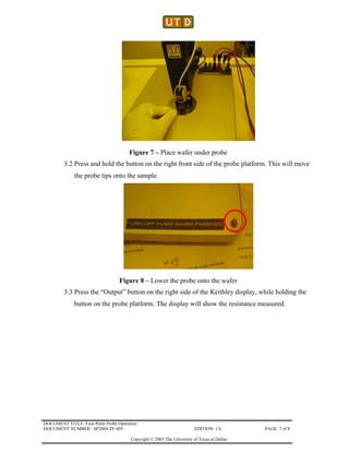 4 pointprobe manual | PDF