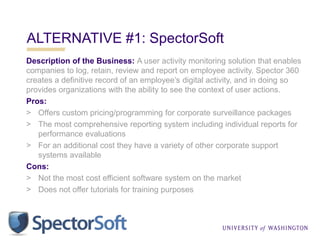 Project Proposal - Employee Monitoring Systems Evaluation | PDF ...