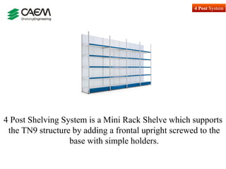 CAEM 4 Post Shelving System – Maximize storage with strength, loading ...