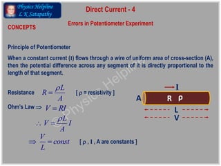 Potentiometer Experiment 1 | PPTX