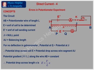 Potentiometer Experiment 1 | PPTX