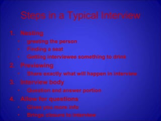 Art of a Great Interview power point presentation | PPT