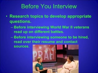 Art of a Great Interview power point presentation | PPT
