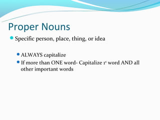 4 power point nouns | PPT