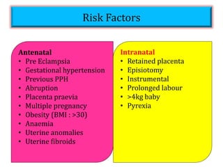 Post Partum Haemorrhage | PPTX