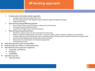 Public Private Producers Partnership & value chain finance | PPTX