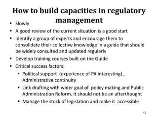 4 Principles and Policies for Good Policy Making and Legislative ...