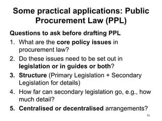 4 Principles and Policies for Good Policy Making and Legislative ...