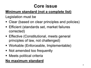 4 Principles and Policies for Good Policy Making and Legislative ...