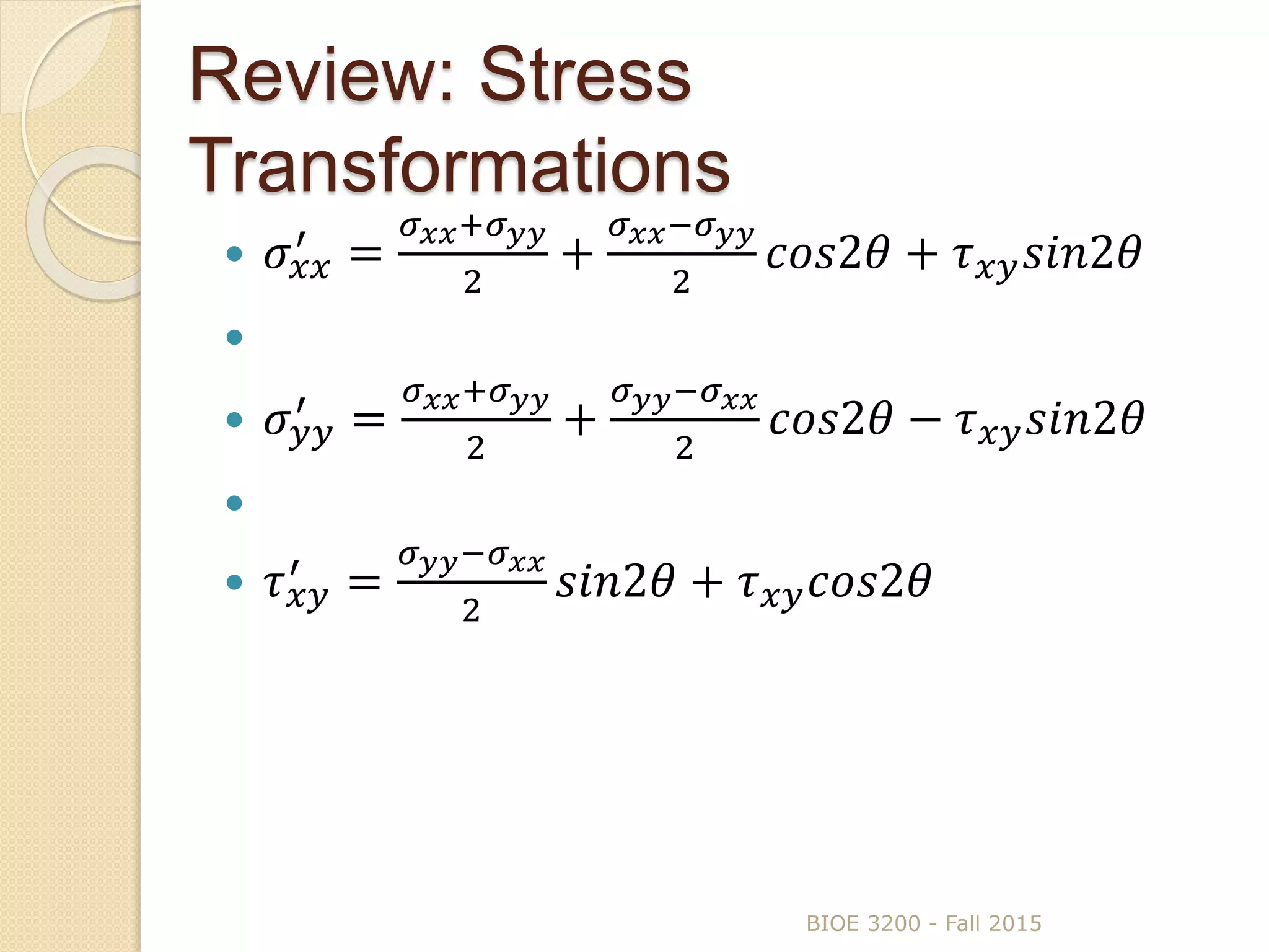 4 Principal Stresses | PPTX