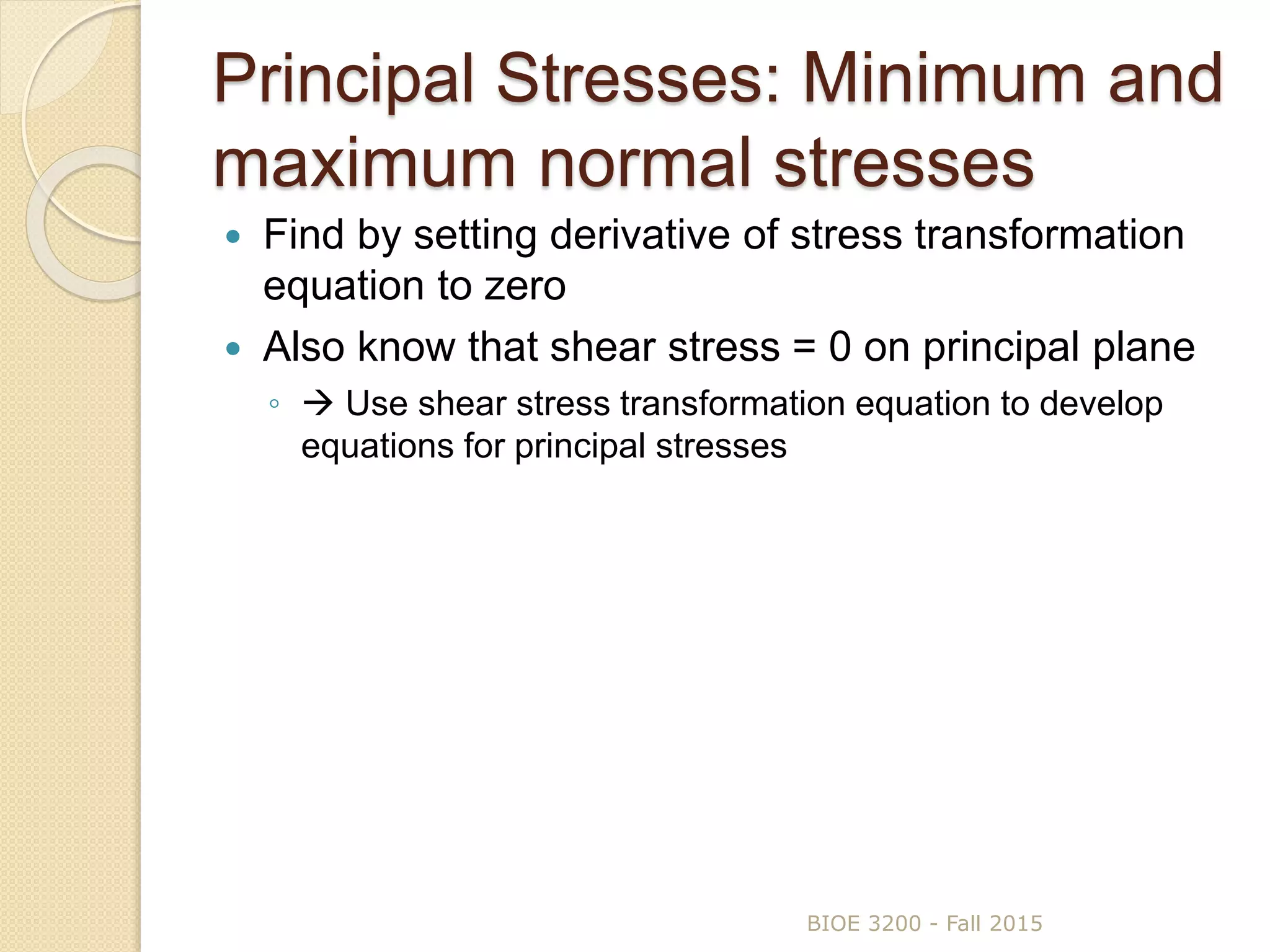 4 Principal Stresses | PPTX