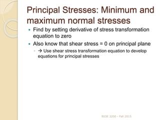4 Principal Stresses | PPTX